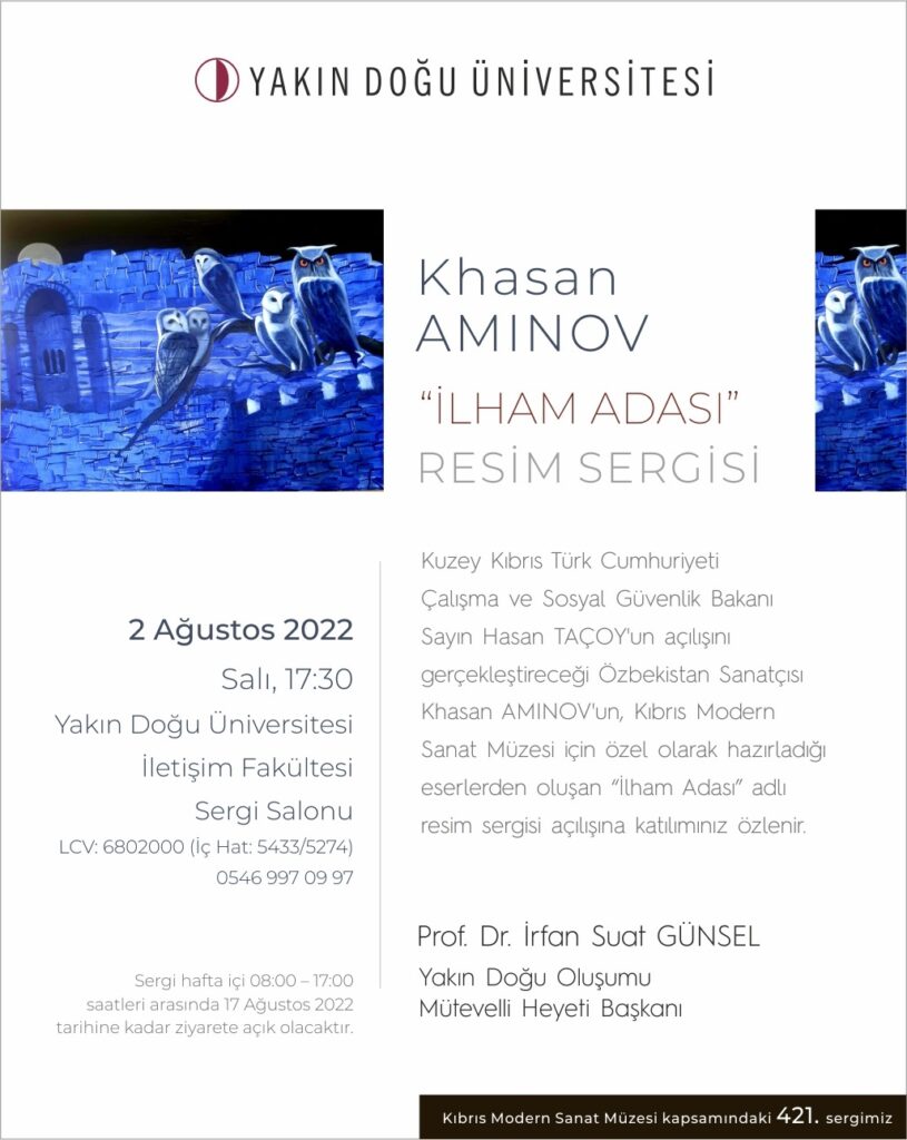 Khasan Aminov Resim Sergisi – Near East University