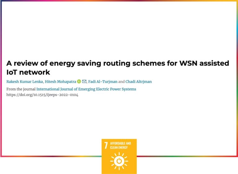 A Review Of Energy Saving Routing Schemes For Wsn Assisted Iot Network Near East University