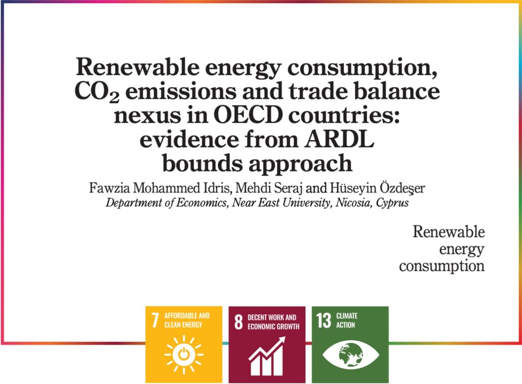 Renewable energy consumption, CO2 emissions and trade balance nexus in OECD countries: evidence ...